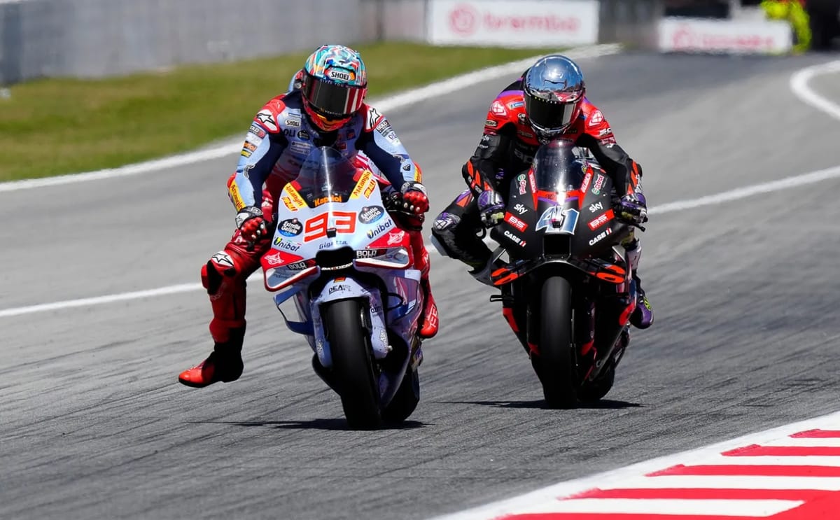 « Je n'ai pas réalisé » : De 14e à 3e, Marquez sort encore les muscles