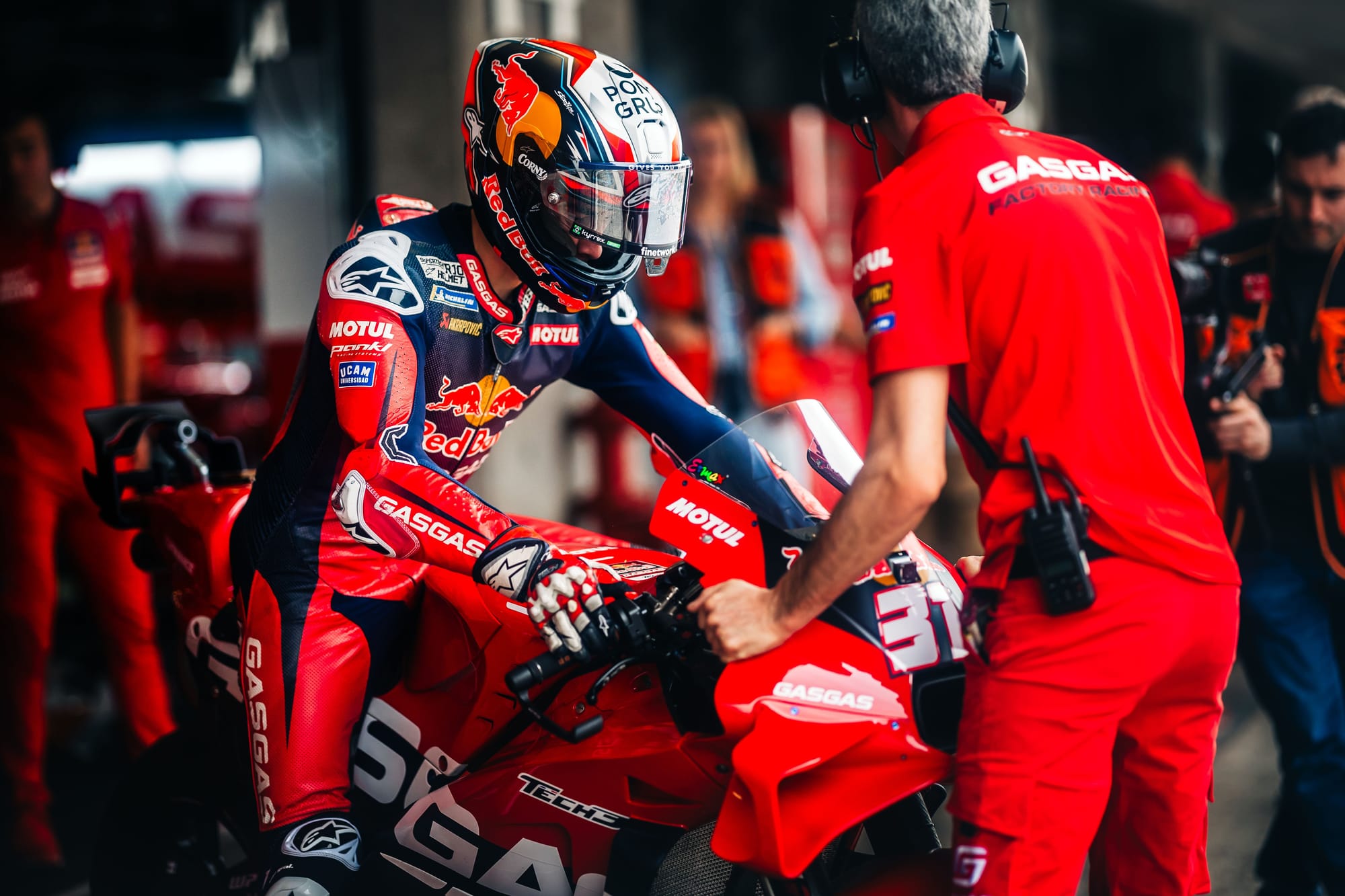 Acosta impressionne le staff technique KTM MotoGP