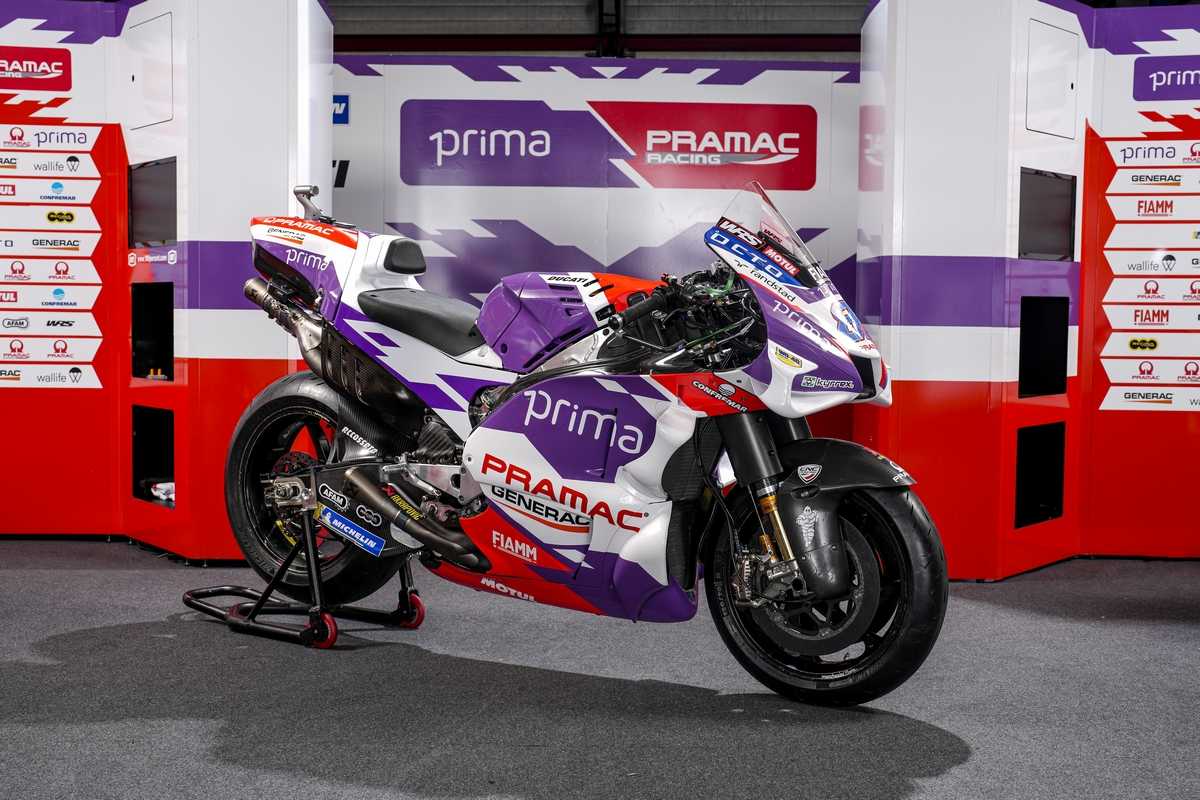 Nouvelles couleurs pour le... Prima Pramac Racing Team
